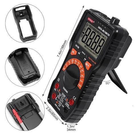Auto Range Multimeter True RMS V A DC ATO Com