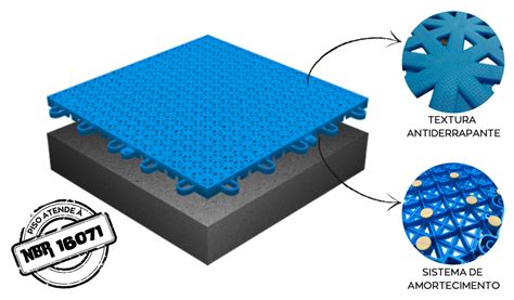 Piso Modular Para Playgrounds E áreas Recreativas Ecopex