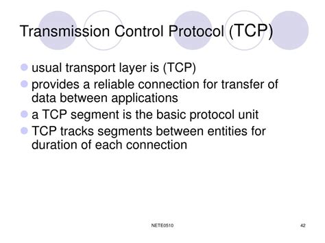 Ppt Nete0510 Network And Protocol Architecture Powerpoint