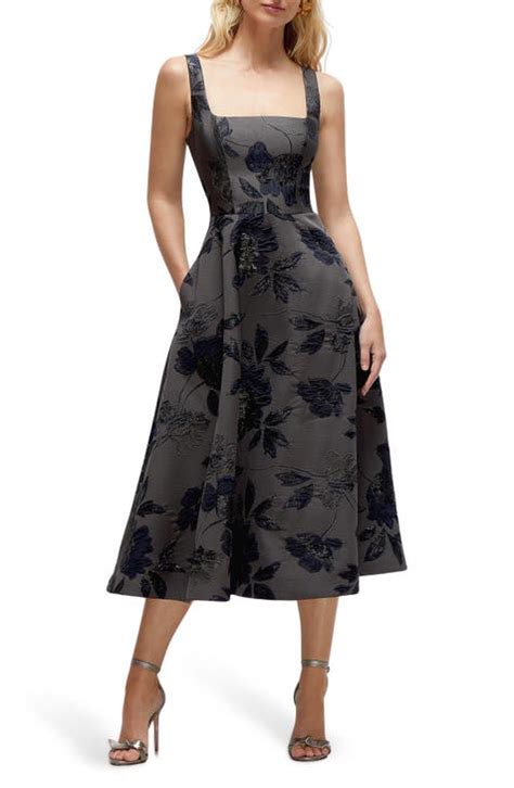 Womens Fit And Flare Midi Dresses Nordstrom