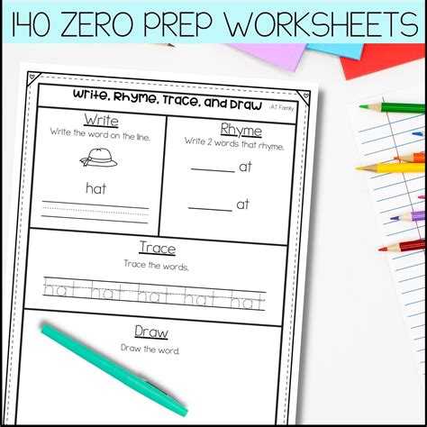 Decoding Cvc Words Worksheets For Kindergarten Literacy Centers Or Morning Work Short Vowel