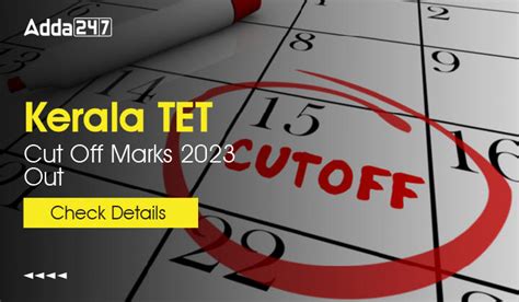Kerala Tet Cut Off Marks 2023 For Sc St Obc And Gen Category