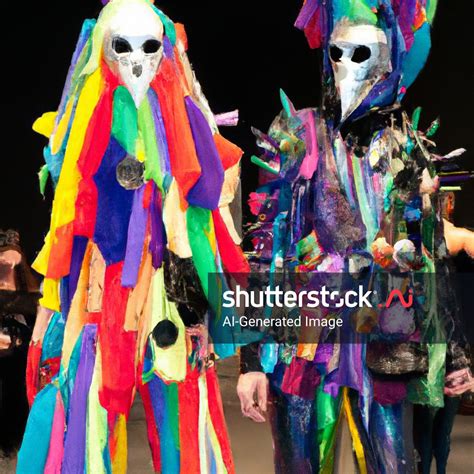 Multicolor Mecha 3d Image Group People Ai Generated Image 2314272391 Shutterstock