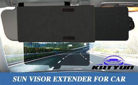 Kutyun Extensor De Visera Para Coche Polarizado Para Coche Con Lente De Policarbonato Y
