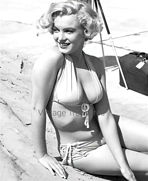 Marilyn Monroe Posing In Her Bikini Etsy Australia