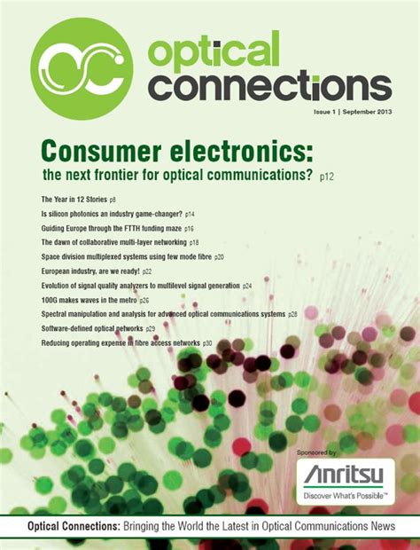 2013 Optical Connections Screen Shot Optical Connections News