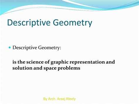 Ppt Descriptive Geometry Eng Areej Afeefy Powerpoint Presentation Free Download Id 4845104