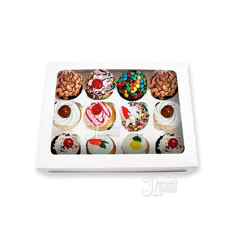 Caja De Cupcakes Para 12 Cupcakes Jl Decostore
