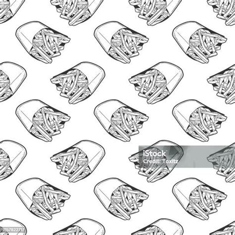 감자 튀김 낙서 및 스케치 스타일의 벡터 개념입니다 티셔츠 엽서에 인쇄하기 위한 손으로 그린 일러스트레이션 T 셔츠에 대한 스톡