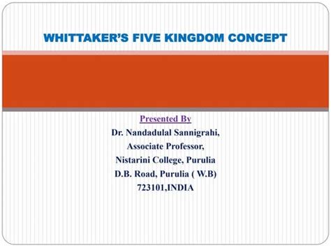 Five Kingdom Classification Ppt Biological Sciences Science