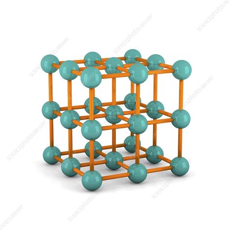 Space Centred Cubic Crystal Structure Stock Image F Science Photo Library