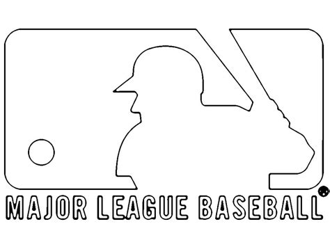 Mlb Logo Boyama Sayfası Ücretsiz İndir