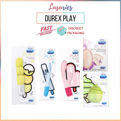 Durex Play Sex Toy For Men Woman G Spot Wet Design Double Vibrator Egg Cock Ring Pleasure Gel