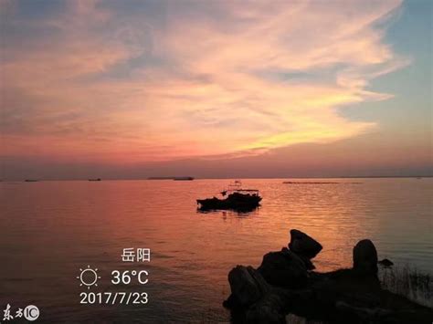 醉美洞庭湖 落霞與孤鶩齊飛 每日頭條