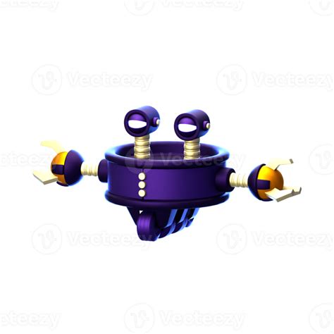 Robot Intel 3d Icon 43988391 Png