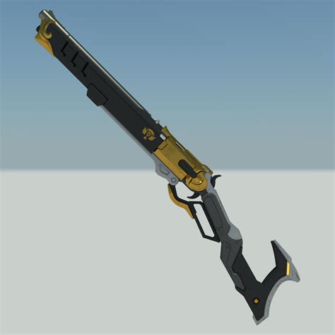 3d File Overwatch Ashe Rifle Viper Classic Skin Video Game Prop