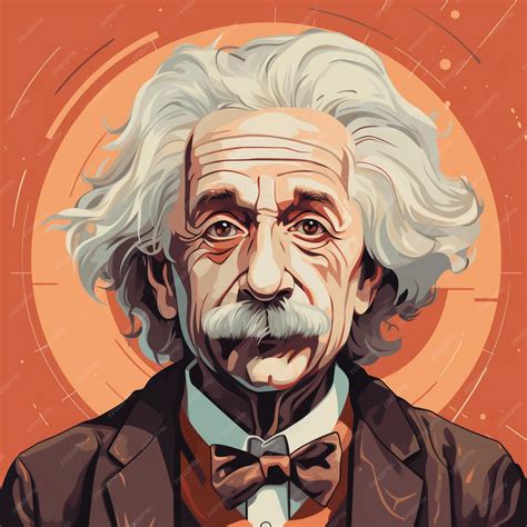 Premium Ai Image Face Of Great Scientists Albert Einstein Generative Ai