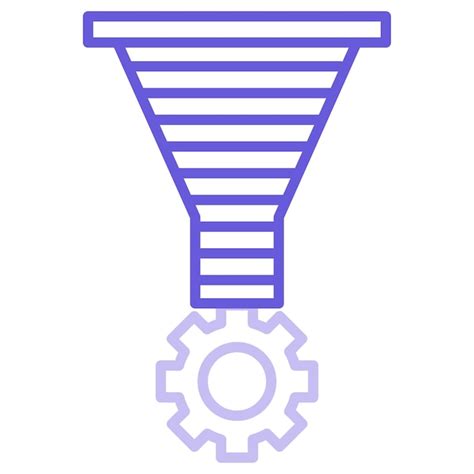 Premium Vector Funnel Vector Illustration