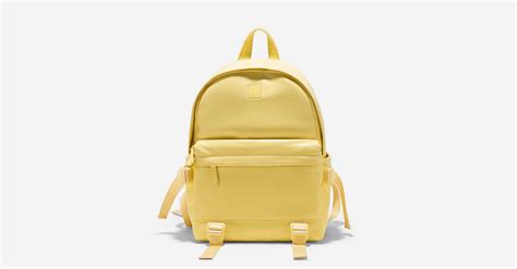 Casual Vibrant Color Backpack Bak 0188 Yellow Vascara