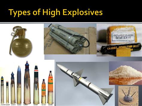 List Of Chemical Explosives At Sandra Madrigal Blog