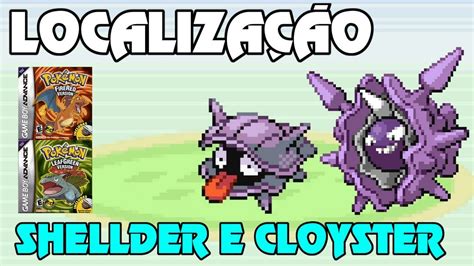 Como Capturar O Shellder No Pokemon Leaf Green E Pokemon Fire Red LocalizaÇÃo Shellder E