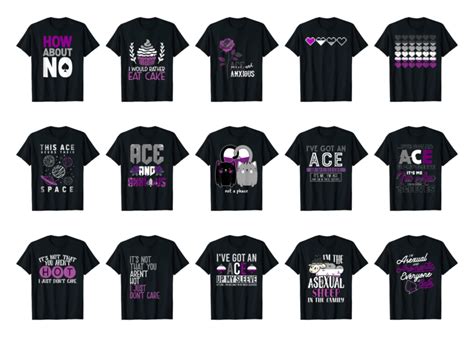 15 Asexual Shirt Designs Bundle For Commercial Use Part 4 Asexual T