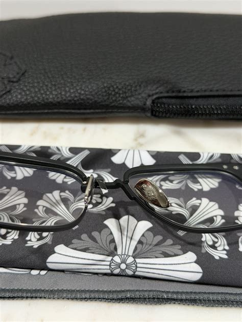 Chrome Hearts Chrome Hearts Vertical Smile Ii Blacksilver Glasses