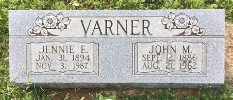 Jennie Edna Hill Varner 1894 1987 Find A Grave Memorial