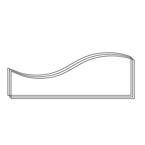 Vector Monoline Wave Abstract Shape 21752864 Vector Art At Vecteezy