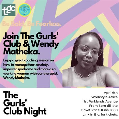 The Gurls Club On Linkedin The Gurls Club Night Be Fearless Edition