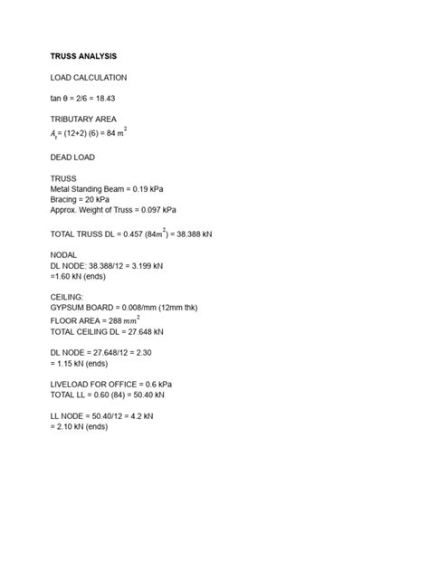 Truss Analysis Pdf