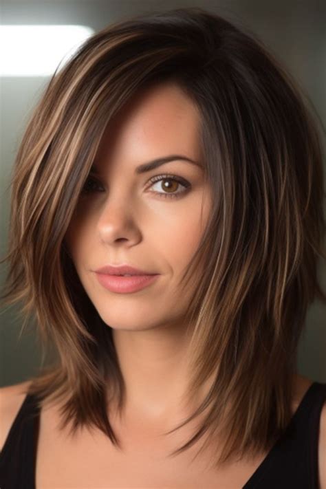 Razor Cut Layers On Straight Medium Hair Can Give You A Trendy And