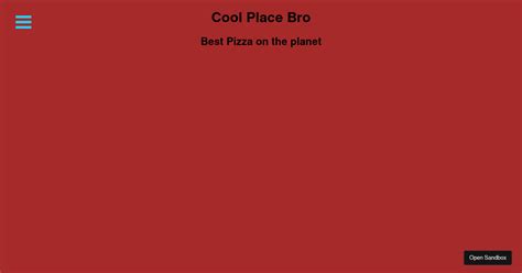 Responsive Navbar Codesandbox