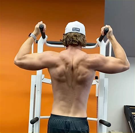 Patrick Schwarzenegger Bares His Abs And Wears A Mask During Workout