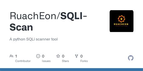 Github Ruacheonsqli Scan A Python Sqli Scanner Tool