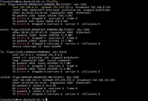 how to install and configure kvm on ubuntu 18 04 lts server