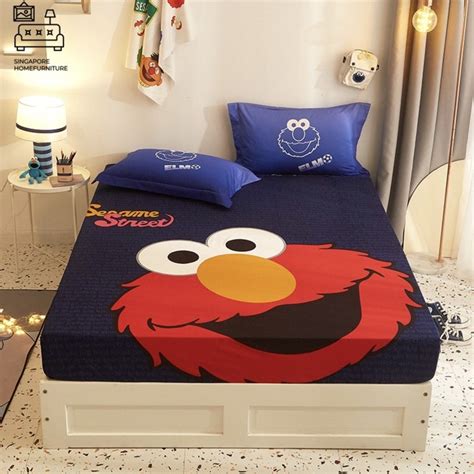 Elmo® Bed Sheet Fitted Bedsheet Singaporehomefurniture