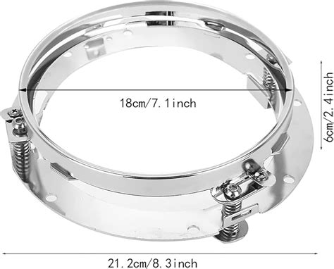 Bucket Bracket 7 Inch Led Headlight Mounting Bracket Ring Adapter