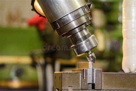 The Angular Milling Process On Nc Milling Machine With Chamfer Tools