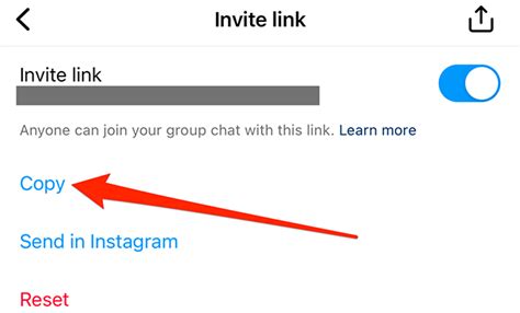 Instagram How To Use Group Invite Links