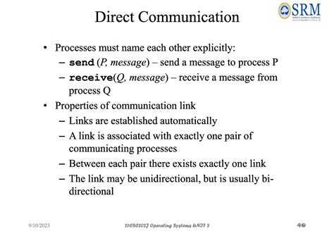 Unit II 21CSC202J Operating System PART 2 Operating Systems Studocu