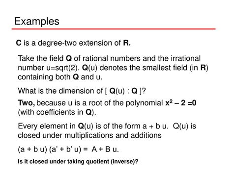 Ppt Using Galois Theory To Prove Structure Form Motion Algorithms Are