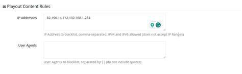 ip and user agent restriction zype