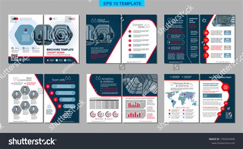 창작 디자인 브로셔 다목적 템플릿표지 뒷면 스톡 벡터로열티 프리 1760203406 Shutterstock