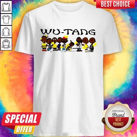 Cute Black Charlie Brown Wu Tang Clan Shirt Merchaz