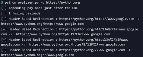 Поиск уязвимости Open Redirect с помощью Oralyzer
