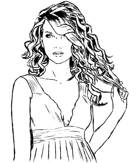 Desenho De Jovem Raridade Para Colorir