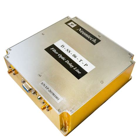 Fiber Optic Delay Line And Optical Simulator D Ss 06 T Neon