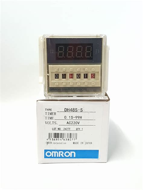 Dh48s S Omron Digital Timer Delay Relay Device Programmable 5a Coil 220