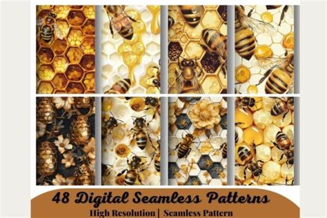 48 Digital Seamless Patterns Graphic By 99centscrafts · Creative Fabrica